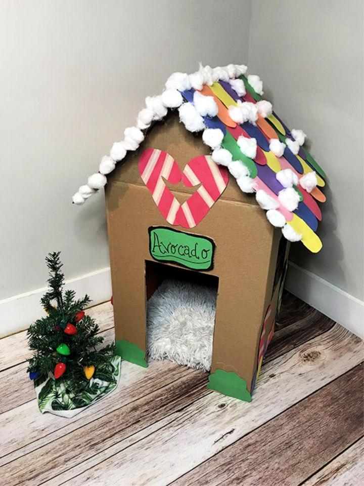 20 Simple DIY Cardboard Cat House Ideas Anyone Can Make