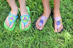 DIY Crochet Flip Flops Tutorial