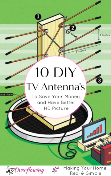 10 Homemade DIY Tv Antenna Plans (How to Make)