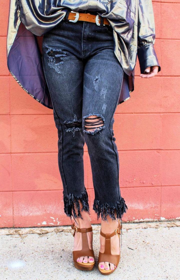 How to Distress Jeans | 15 DIY Distressed Jeans Tutorial