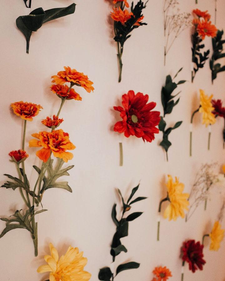 20 Simple DIY Flower Wall Decor Ideas • Its Overflowing