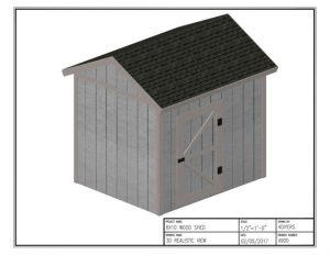 8x10 Shed Plans with Materials List