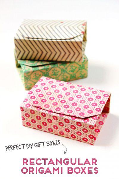 20 Quick and Easy Origami Box Folding Instructions & Ideas