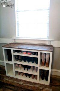 15 Free DIY Shoe Cubby Plans - How To Build Shoe Cubbies