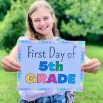 32 Free Printable First Day of School Signs For All Grades