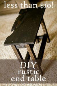 12 Rustic End Tables That You Can Easily DIY by Yourself