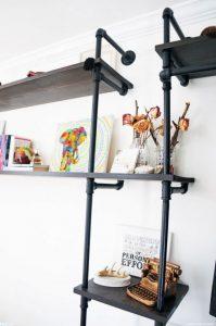DIY Pipe Shelves (15 Industrial Pipe Shelving Ideas)