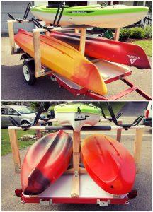 20 Free Plans to Build a DIY Kayak Rack | Kayak Storage Rack