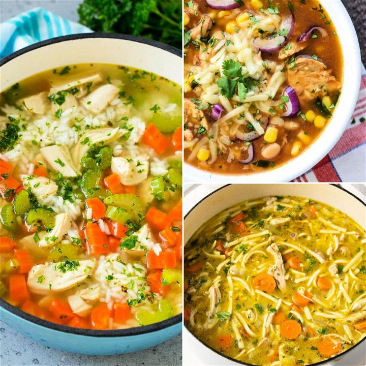 15 Homemade Chicken Soup Recipe - Quick Soup Recipes