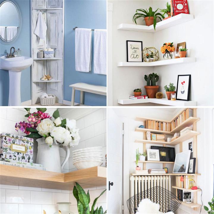 20 Diy Corner Shelf Ideas How To Build A Corner Shelf