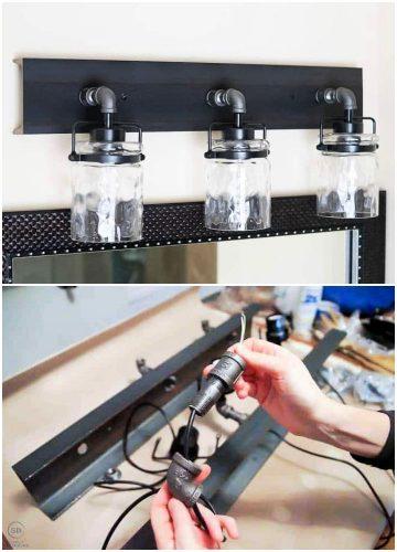 30 DIY Light Fixtures (How to Make a Lighting Fixture)