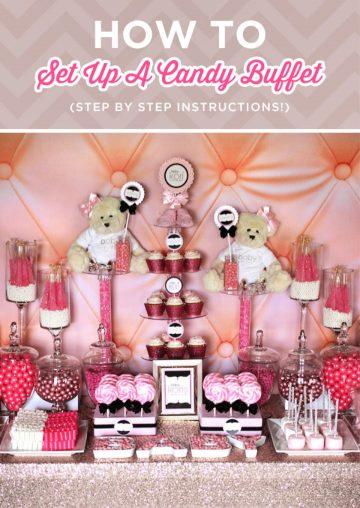25 Easy Candy Bar Ideas for Party on a Budget