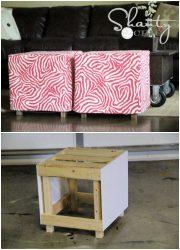 30 Easy DIY Ottoman Ideas To Make Your Own