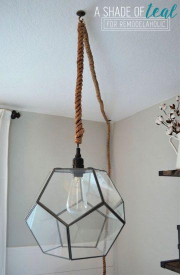 30 DIY Light Fixtures (How to Make a Lighting Fixture)