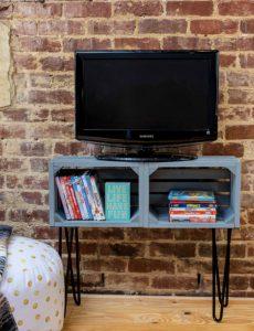 30 Homemade DIY TV Stand Ideas and Plans (How to Build)