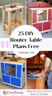 25 Free DIY Router Table Plans That Beginners Can Build