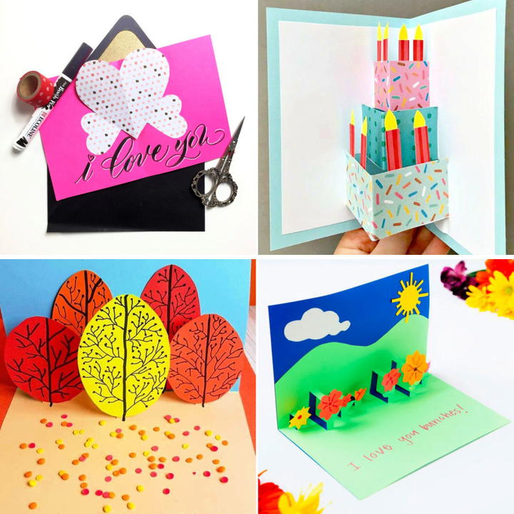 How To Make A Pop Up Card 20 Easy DIY Pop Up Cards 