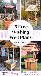 How to Build a Wishing Well (15 DIY Wishing Well Plans)