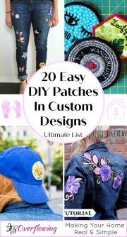 How to Make a Patch (20 Easy DIY Iron on Patches)