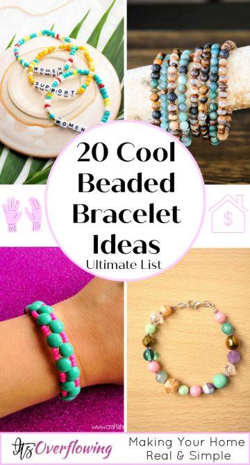 20 Cute Beaded Bracelet Ideas and Patterns