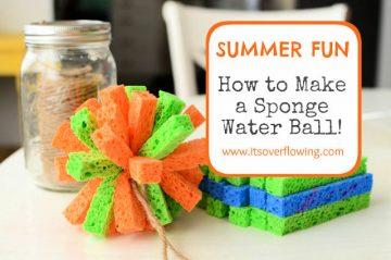 How to Make Sponge Balls – Summer Water Fun!