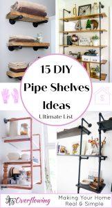 DIY Pipe Shelves (15 Industrial Pipe Shelving Ideas)