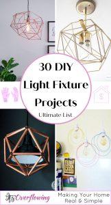 30 DIY Light Fixtures (How to Make a Lighting Fixture)