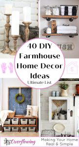 40 Rustic and Modern Farmhouse Decor Ideas