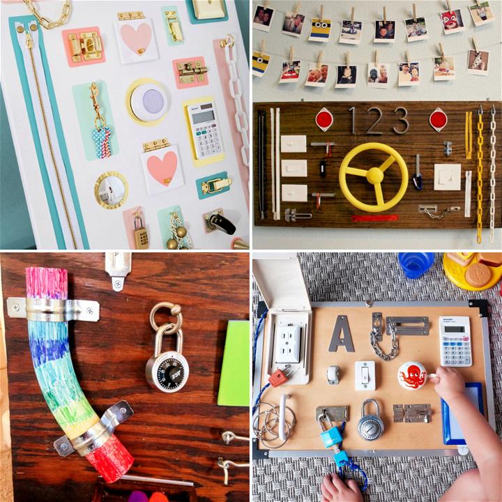 15 Homemade DIY Busy Board Ideas (How To Guide)