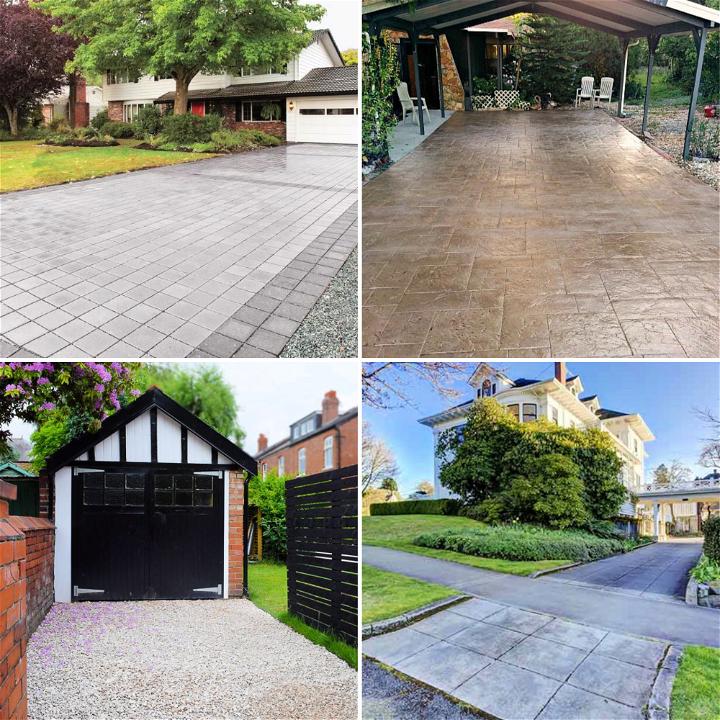 15 Cheap DIY Driveway Ideas (Build a Driveway)