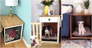 15 Homemade DIY Dog Crate Plans Free