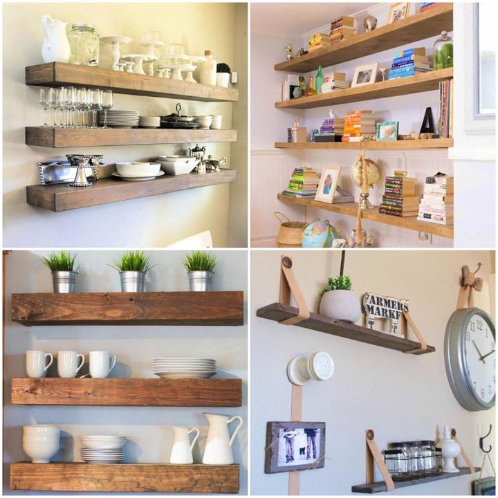 How to Build Wall Shelves (25 DIY Wall Shelf Ideas)