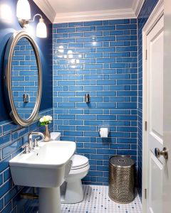 20 Blue Powder Room Ideas: Small Space, Big Style