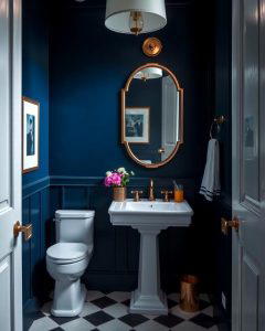 20 Blue Powder Room Ideas: Small Space, Big Style