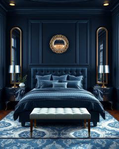 25 Dark Blue Bedroom Ideas for Cozy Nights