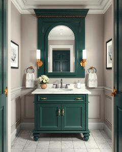 25 Green Powder Room Ideas for a Fresh Look