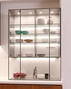 20 Modern Style Glass Kitchen Cabinets for a Sleek Look