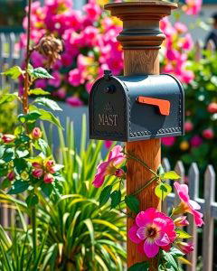 25 Unique Mailbox Post Ideas to Boost Curb Appeal