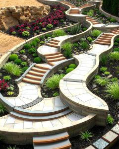 25 Curved Walkway Ideas for a Charming Garden Path