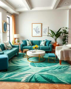 25 Emerald Green and Gold Living Room Ideas for Luxury