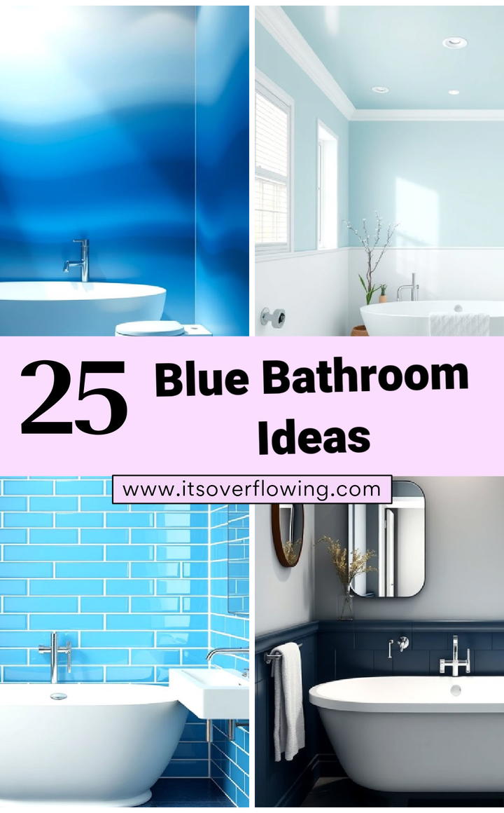 25 Blue Bathroom Ideas for a Serene Retreat