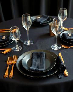 30 Black-Themed Wedding Decor Ideas for Bold Celebrations