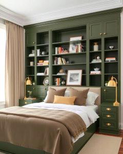 30 Olive Green Bedroom Ideas for Soothing Retreats