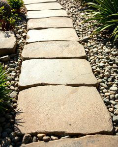 30 Creative Stepping Stone Walkway Garden Ideas