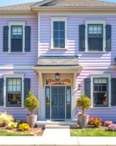 25 Purple House Exterior Ideas for a Unique Curb Appeal