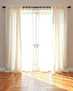 25 Sliding Door Curtain Ideas for Privacy and Style