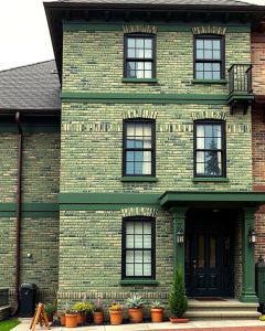 30 Green Brick Exterior Home Design Ideas for Modern Houses