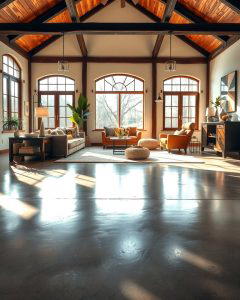 25 Rustic Concrete Floor Living Room Ideas for Style