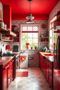 30 Bold Red Kitchen Ideas for a Vibrant Cooking Space