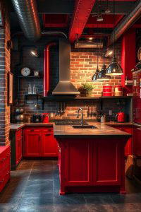 30 Bold Red Kitchen Ideas for a Vibrant Cooking Space